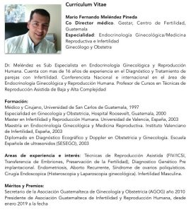 Dr. Mario Fernando Meléndez Pineda – SONIGOB